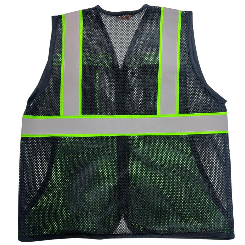 Chaleco Modelo Microperforado color Verde Fosforecente