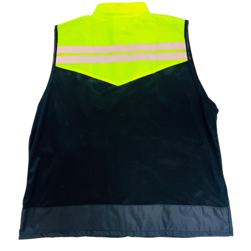 Chaleco Modelo Engineer bicolor amarillo con negro