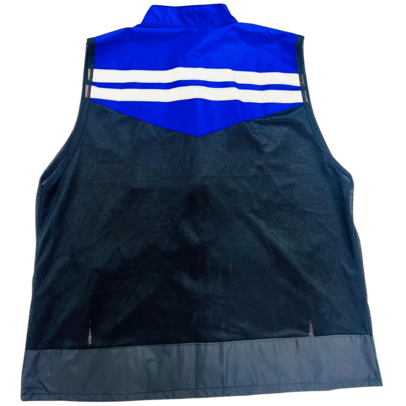 Chaleco Modelo Engineer bicolor azul con negro